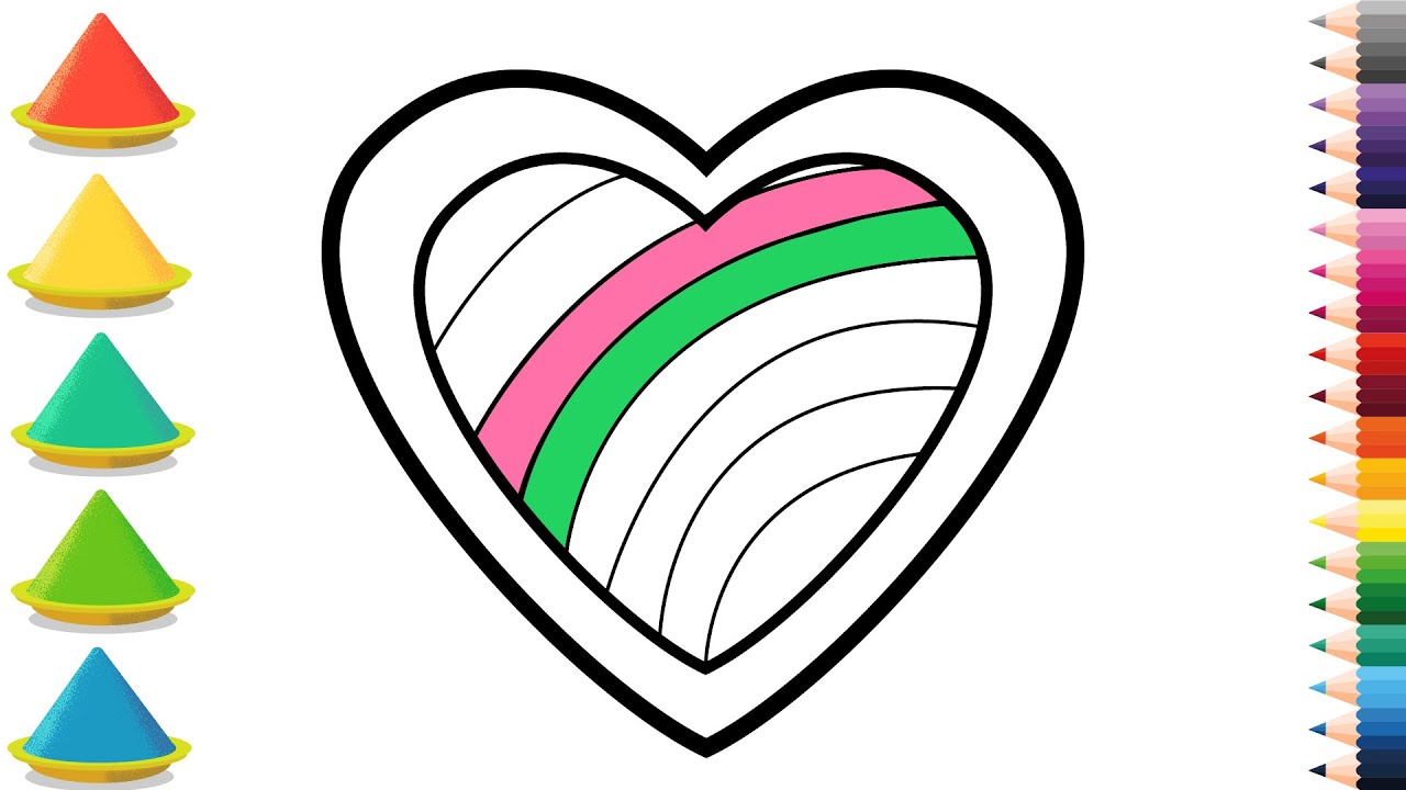 How to Draw a Heart Shape | Step by Step - YouTube