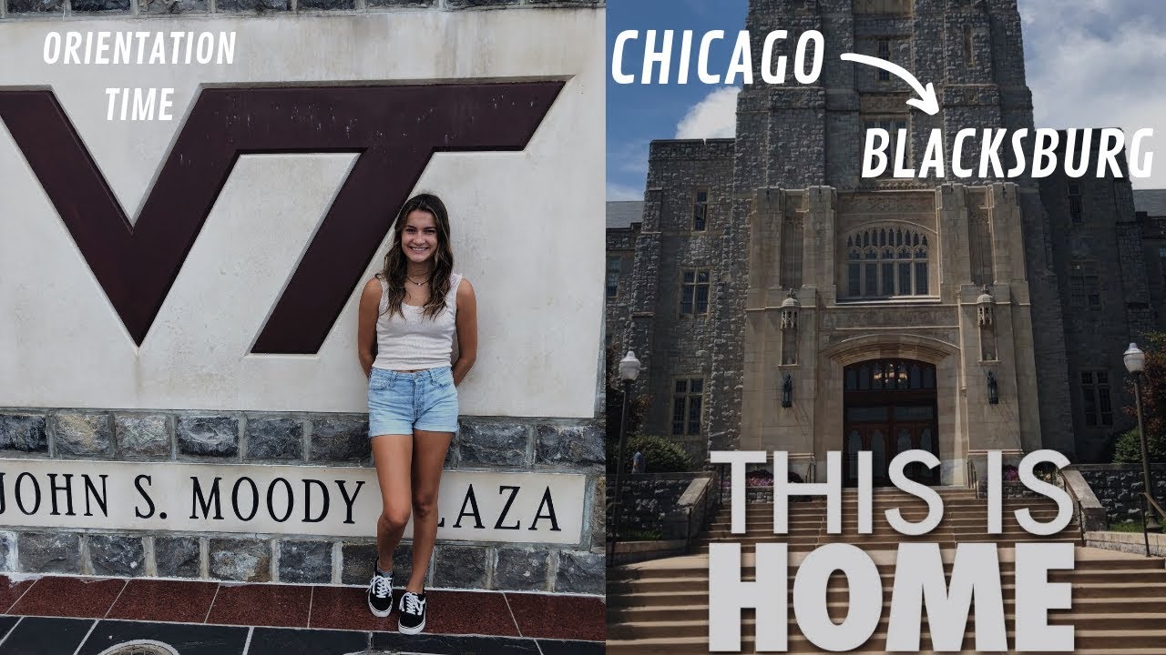 COLLEGE ORIENTATION vlog + tips | virginia tech - YouTube