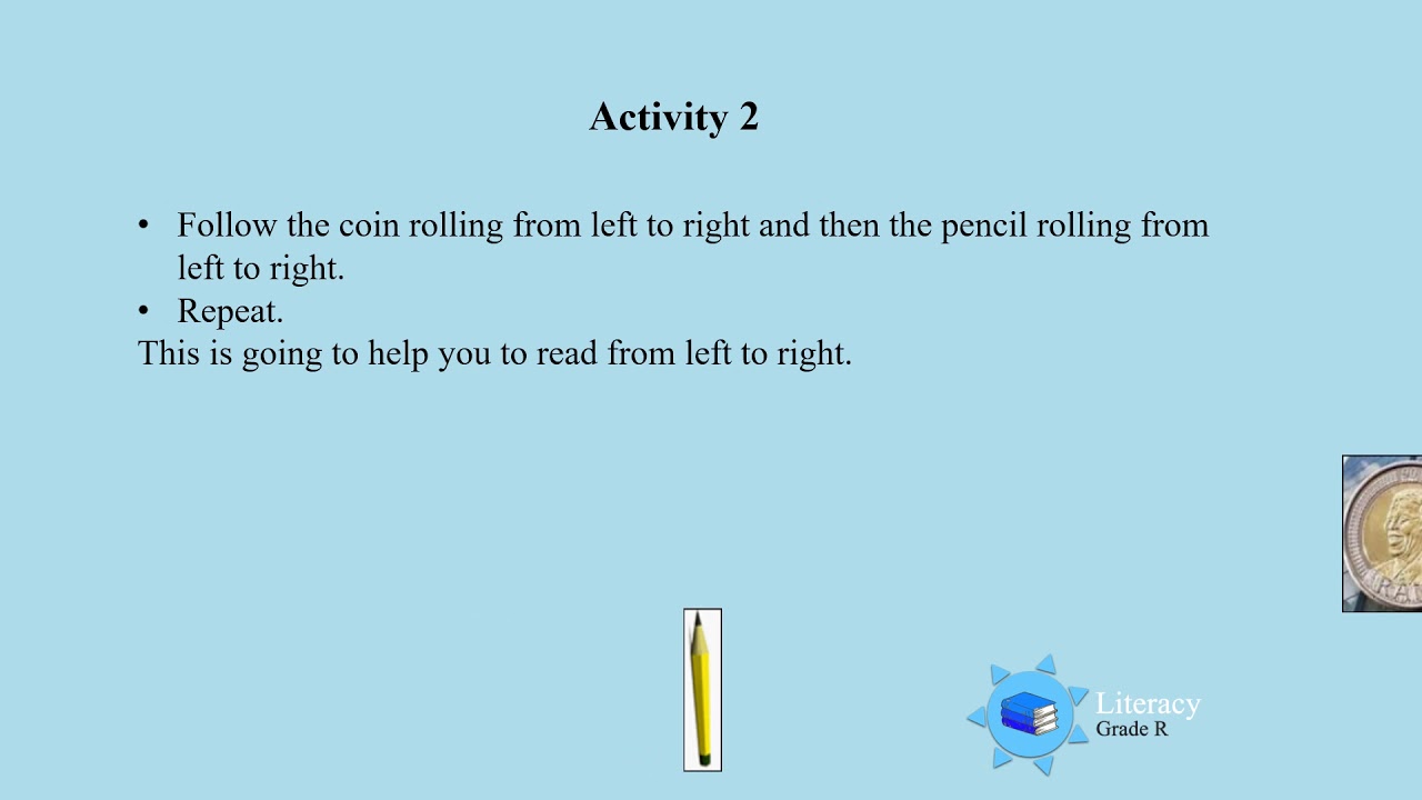 Gr R Literacy Emergent reading 30 - YouTube