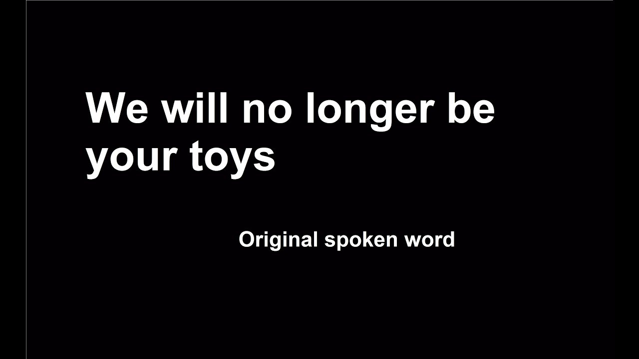 NO LONGER BE YOUR TOYS // A slam poem about dress codes - YouTube