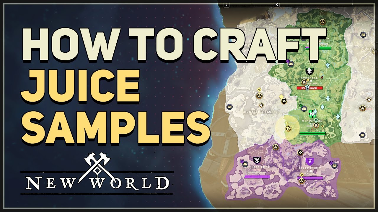 How to craft Juice Samples New World - YouTube