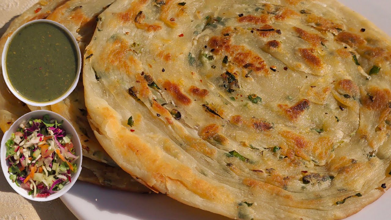 Crispy Chilli Garlic Paratha Recipe | No Kneading No Rolling | Quick ...