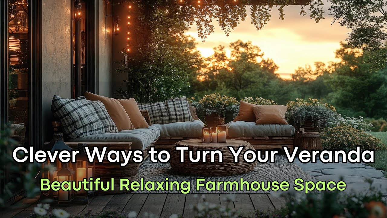 Landscaping and Garden Ideas to Create Your Dream Farmhouse Veranda ...