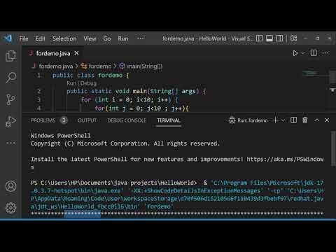 [27] การเขียนโปรแกรมแบบวนซ้ำแบบซ้อนกัน (nested loop) - YouTube