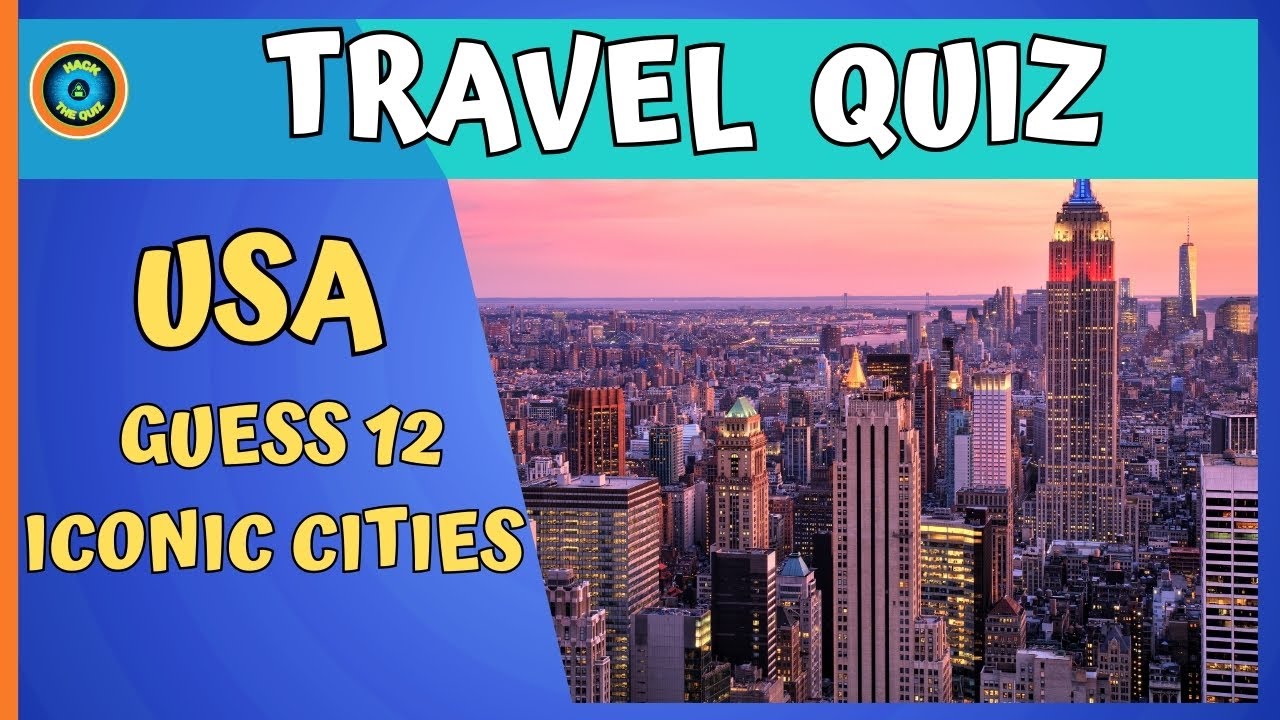 Guess 12 Iconic USA Cities - Can You Name Them All? #educational #quiz ...
