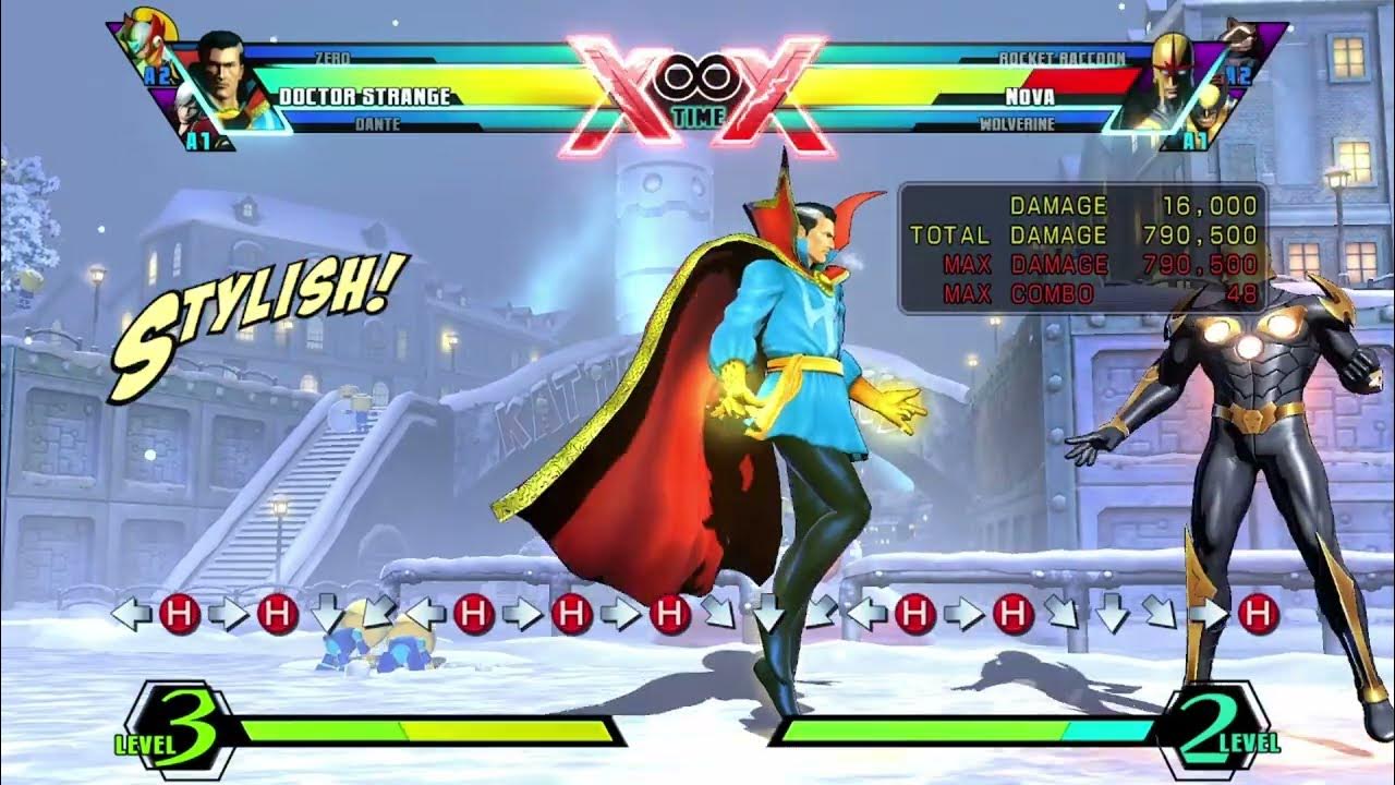 UMVC3: Doctor Strange Solo Conversions - YouTube