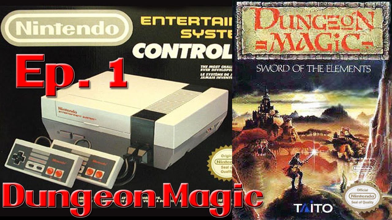 Dungeon Magic (NES) Playthrough - Ep. 1 | Can't pass level 0 - YouTube