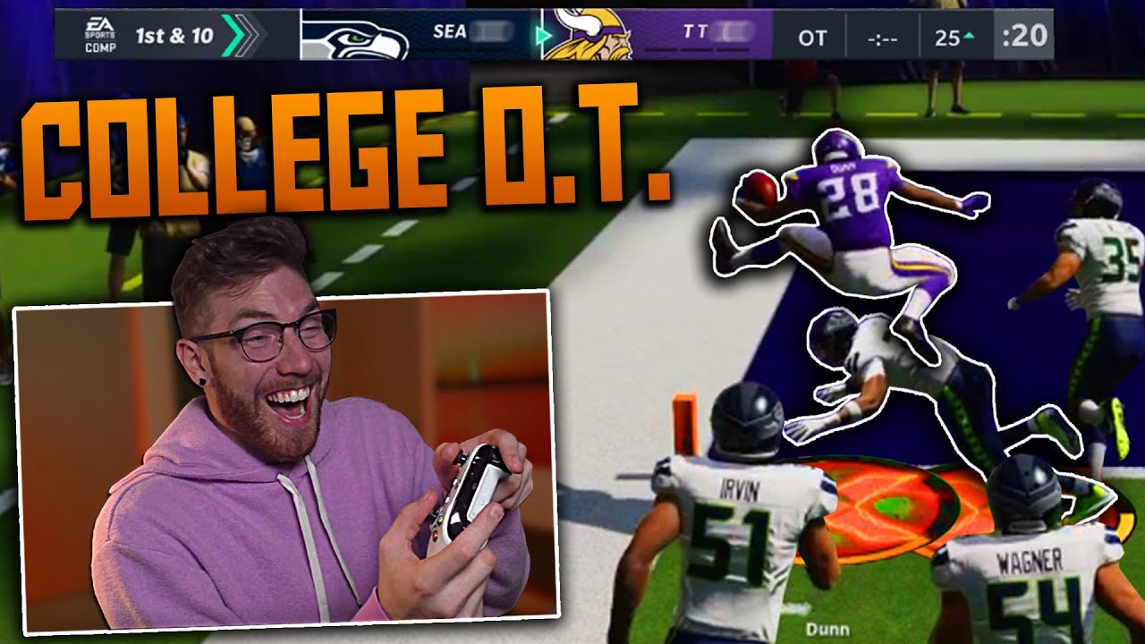 Playing College Overtime Rules in Madden 21... - YouTube