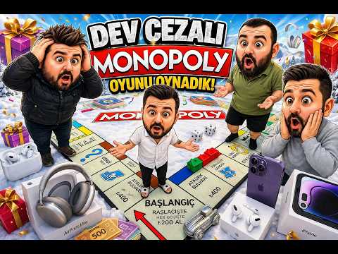 Ekiple Dev Cezalı Monopoly Oynadık \