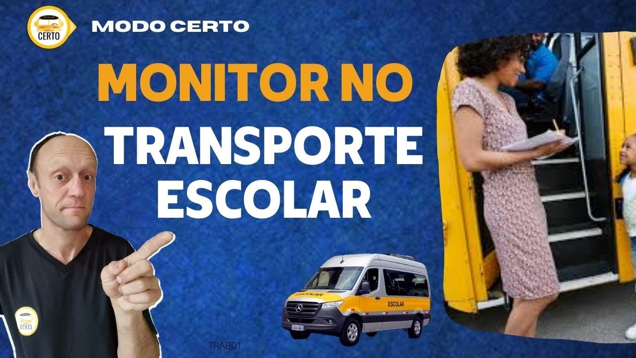 Monitor no Transporte Escolar - YouTube
