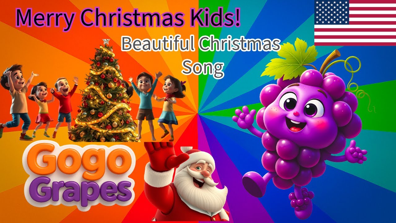 Jingle & Giggle Christmas 🎄 | Fun Christmas Song for Kids | #GoGoGrapes ...