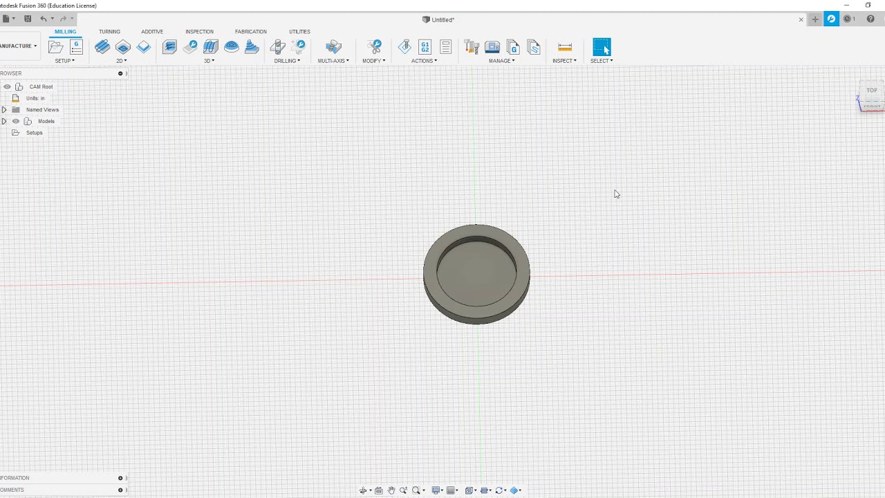 Set up CAM Fusion 360 charm - YouTube