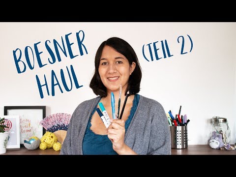 Handlettering boesner Haul mit Test (Teil 2)