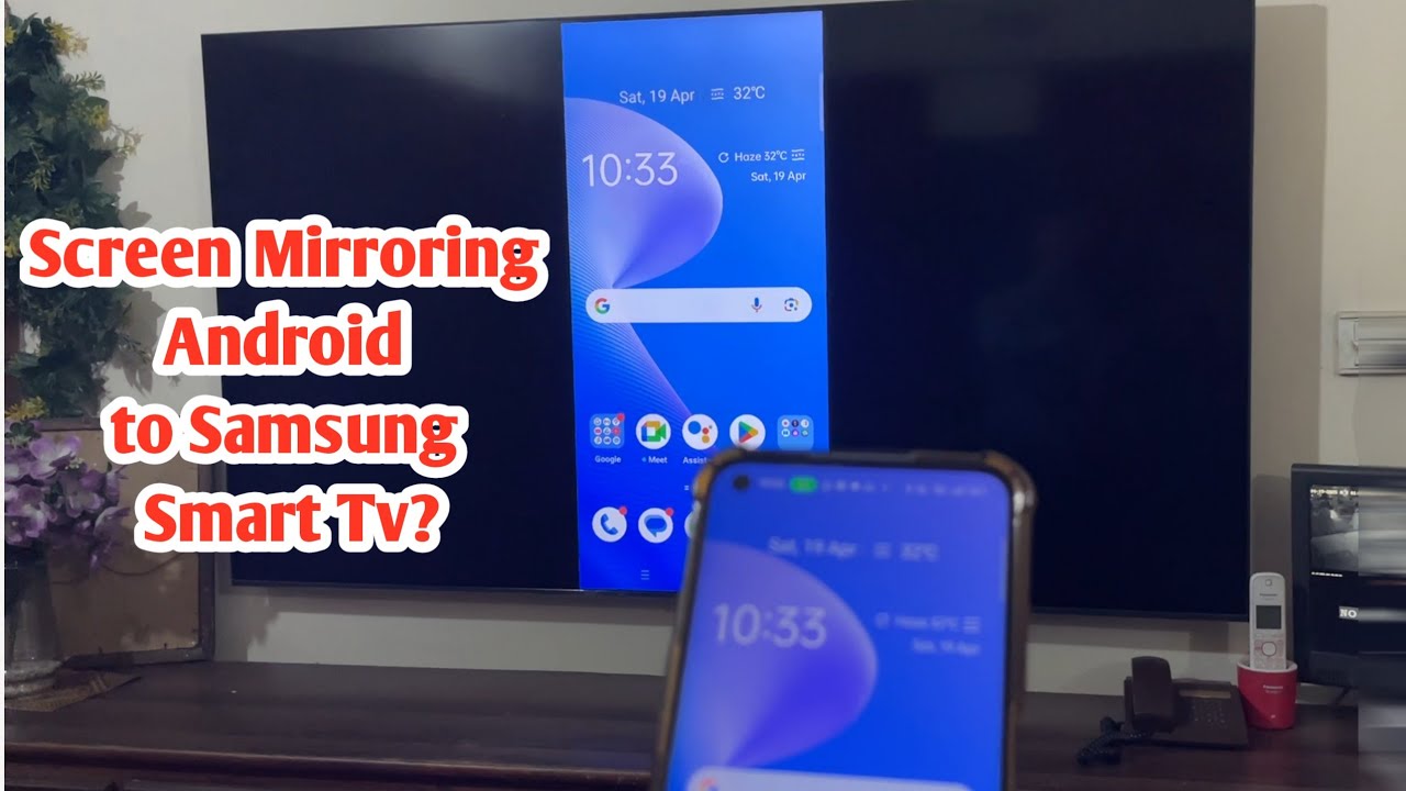 How to Screen Mirroring Realme Android to Samsung Smart Tv | Screen ...