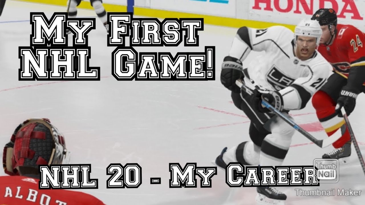 My First NHL Game! - My Career - YouTube