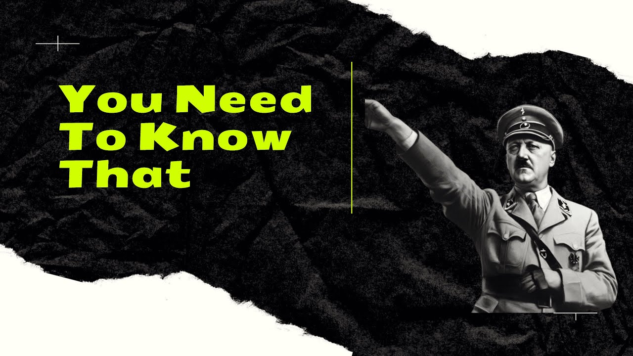 The Unknown Facts About Adolf Hitler - YouTube