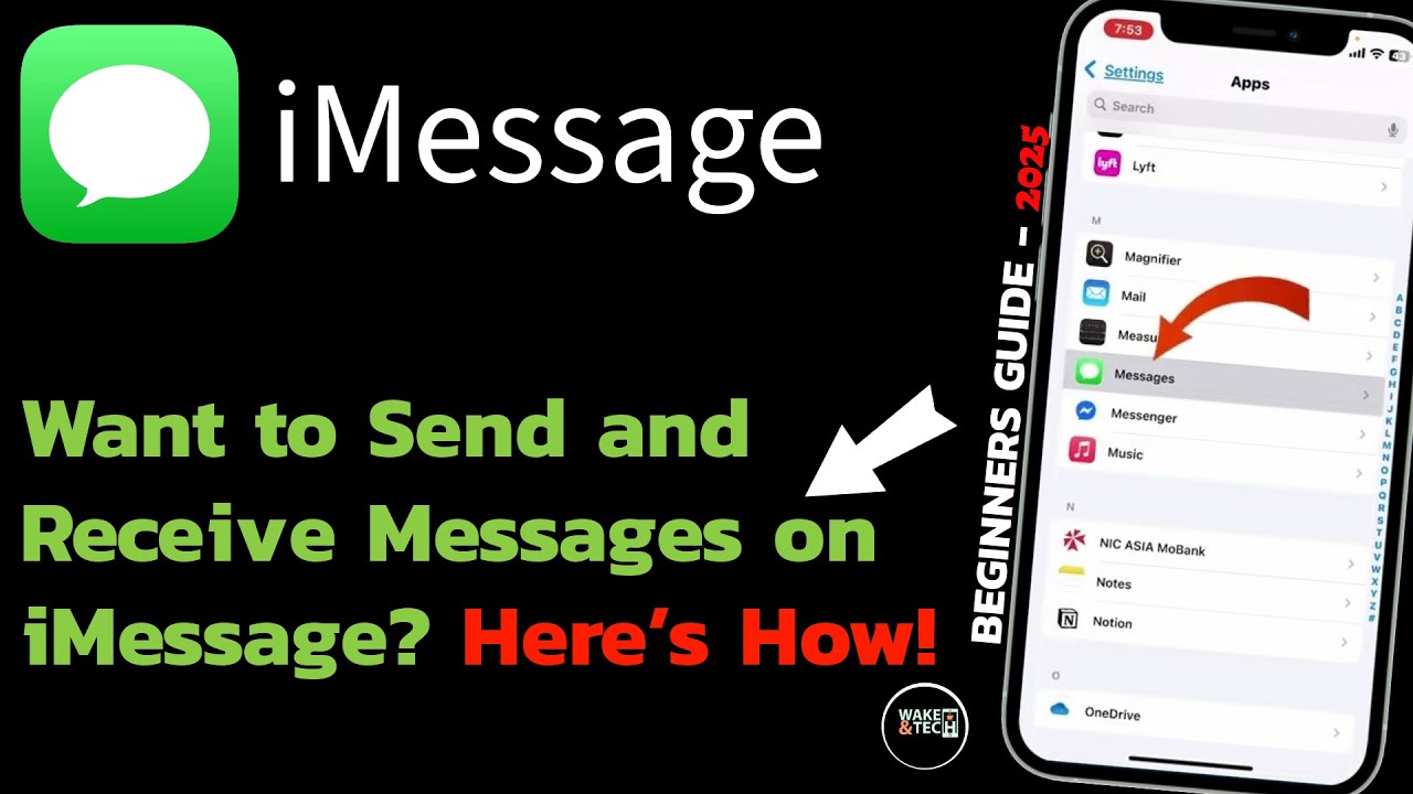 How to Use iMessage: Send and Receive Messages Easily 2025? - YouTube