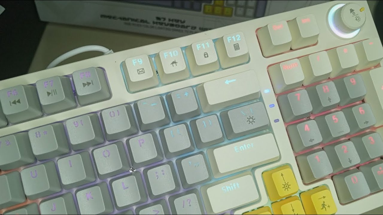 El mejor teclado mecanico rgb Twolf T50 calidad precio $ - YouTube