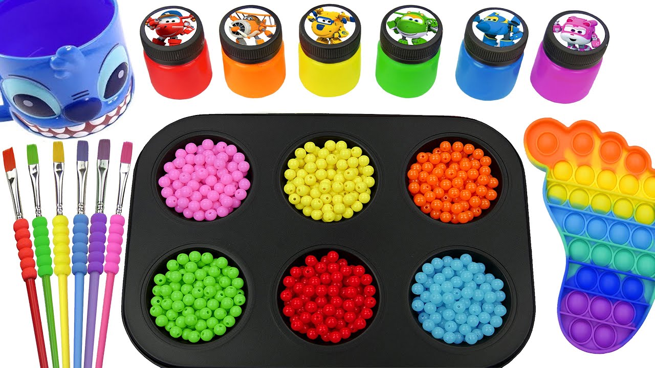 Satisfying Video l How to Make Rainbow Lollipop WIth Mixing Candy & 6 ...