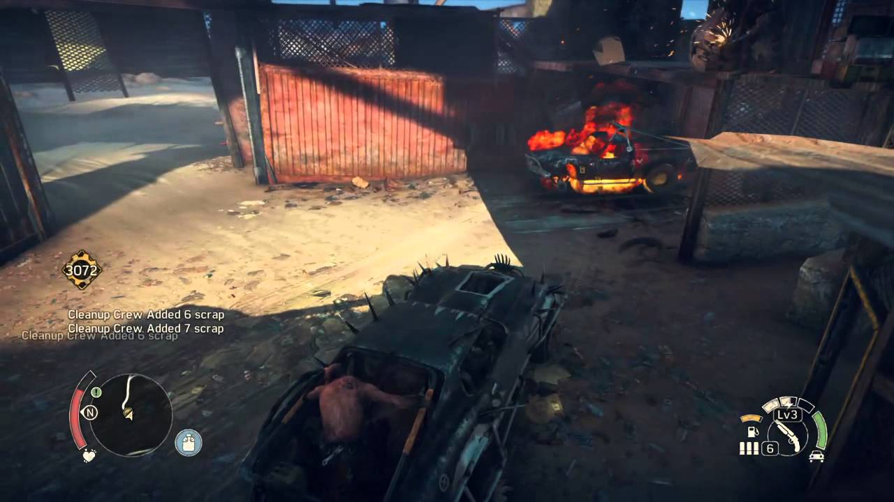 Mad Max Farming scrap car and there's other locations to - YouTube