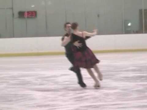 Adult Tango Ice Dance - test - passed - YouTube