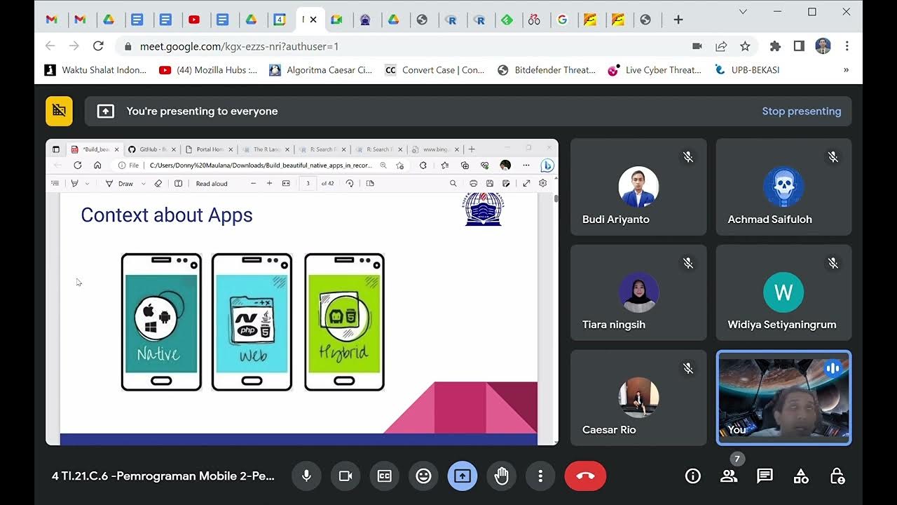 Meet – 4 TI 21 C 6 Pemrograman Mobile 2 Pertemuan 12 - YouTube
