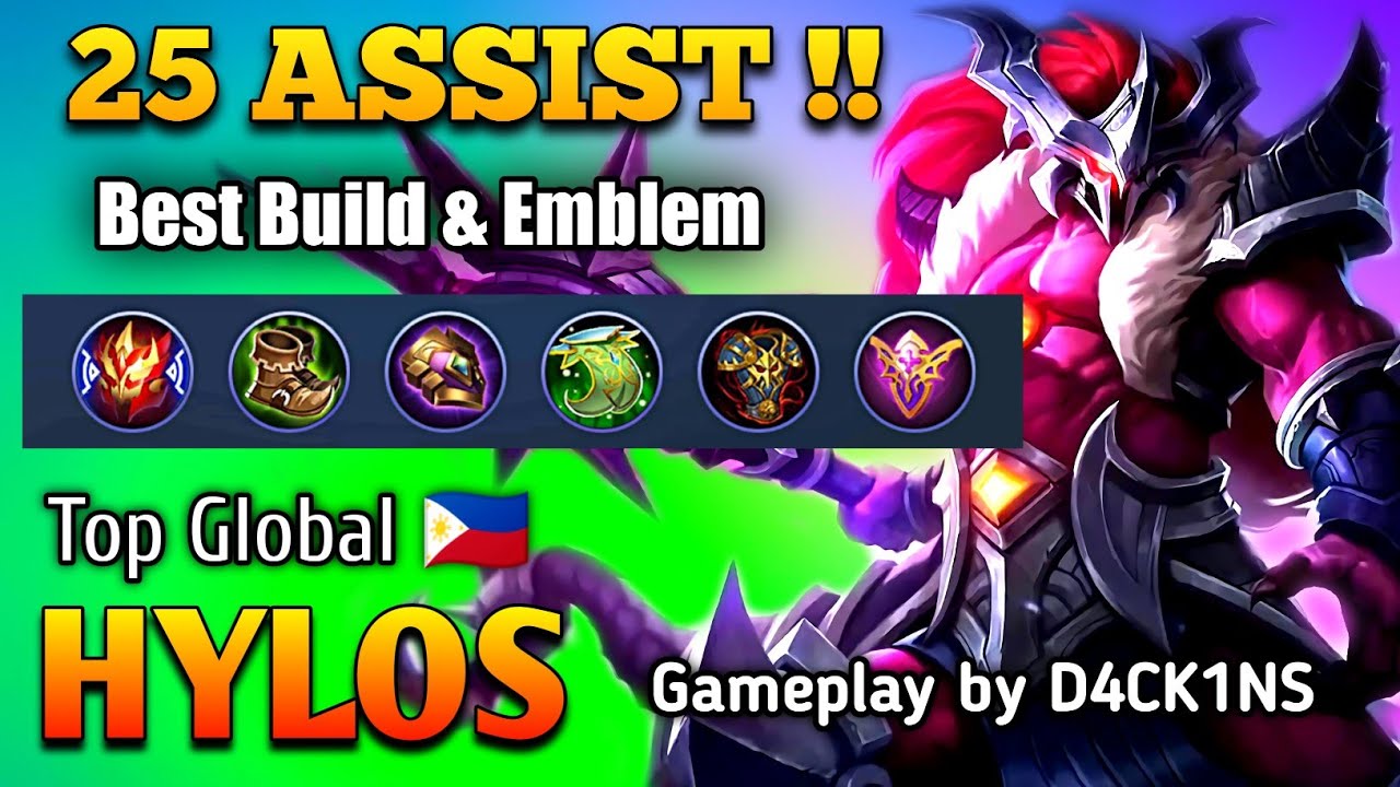 25 Assist + Hylos Best Build 2020 | Hylos Top Global 2020 Gameplay ...