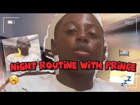 Night routine with Prince - YouTube