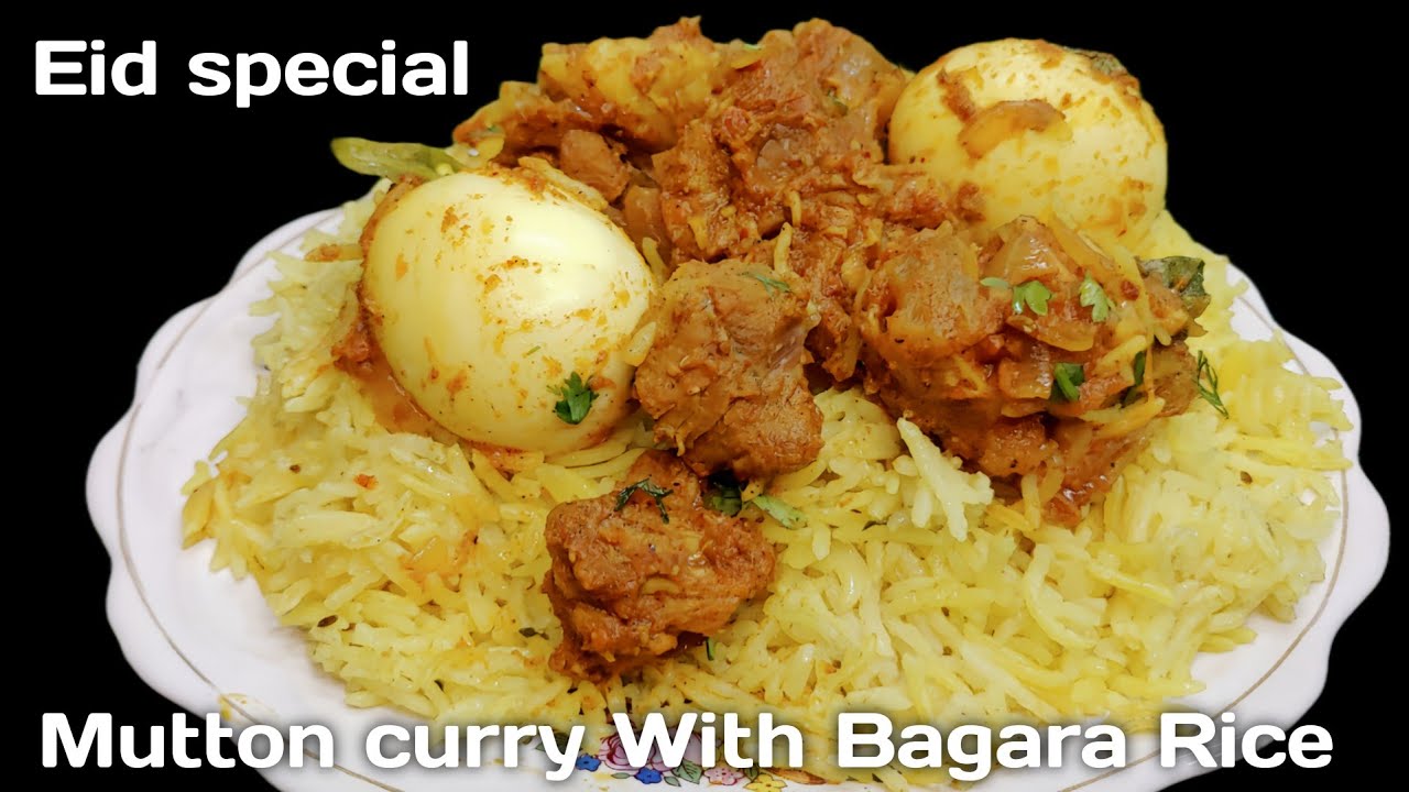 Hyderabadi Mutton Curry with Bagara Rice | Authentic Recipe ...