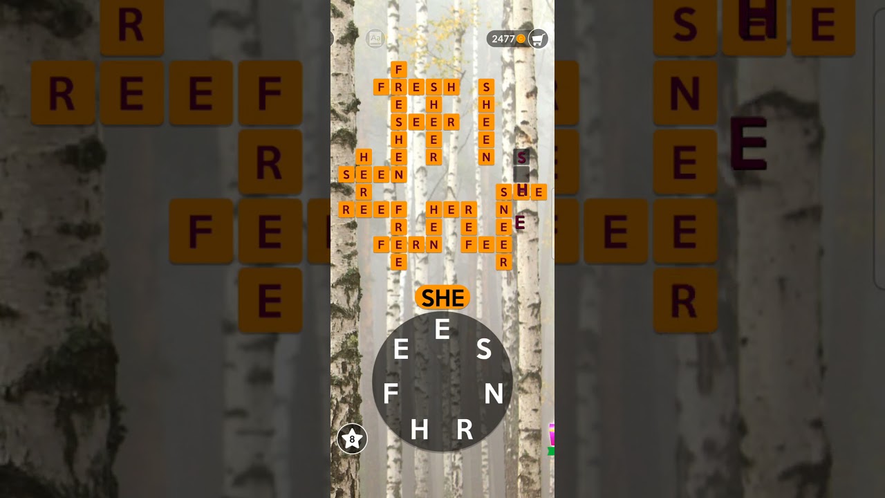 Wordscapes level 577 to level 585 - YouTube