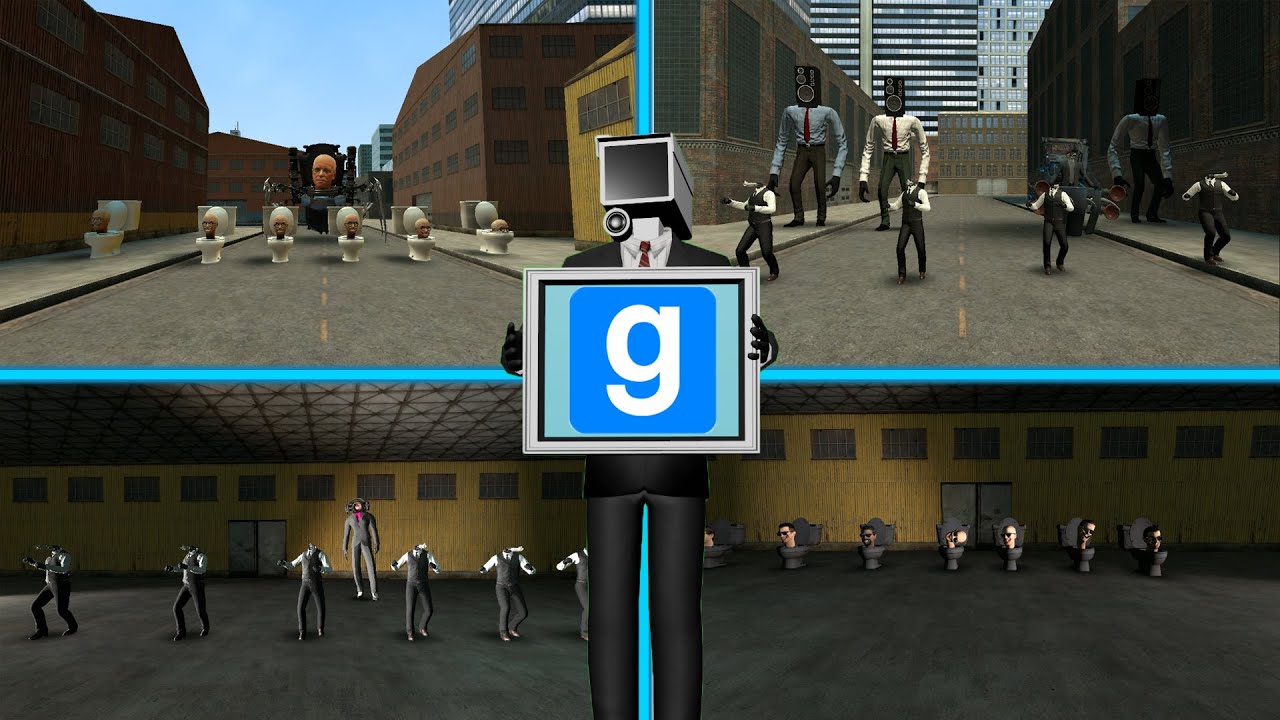 Gmod, Spider full upgraded Scientist toilet battle versus big ...