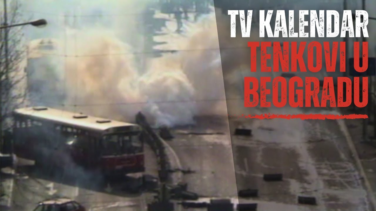 TV kalendar: Tenkovi u Beogradu - YouTube