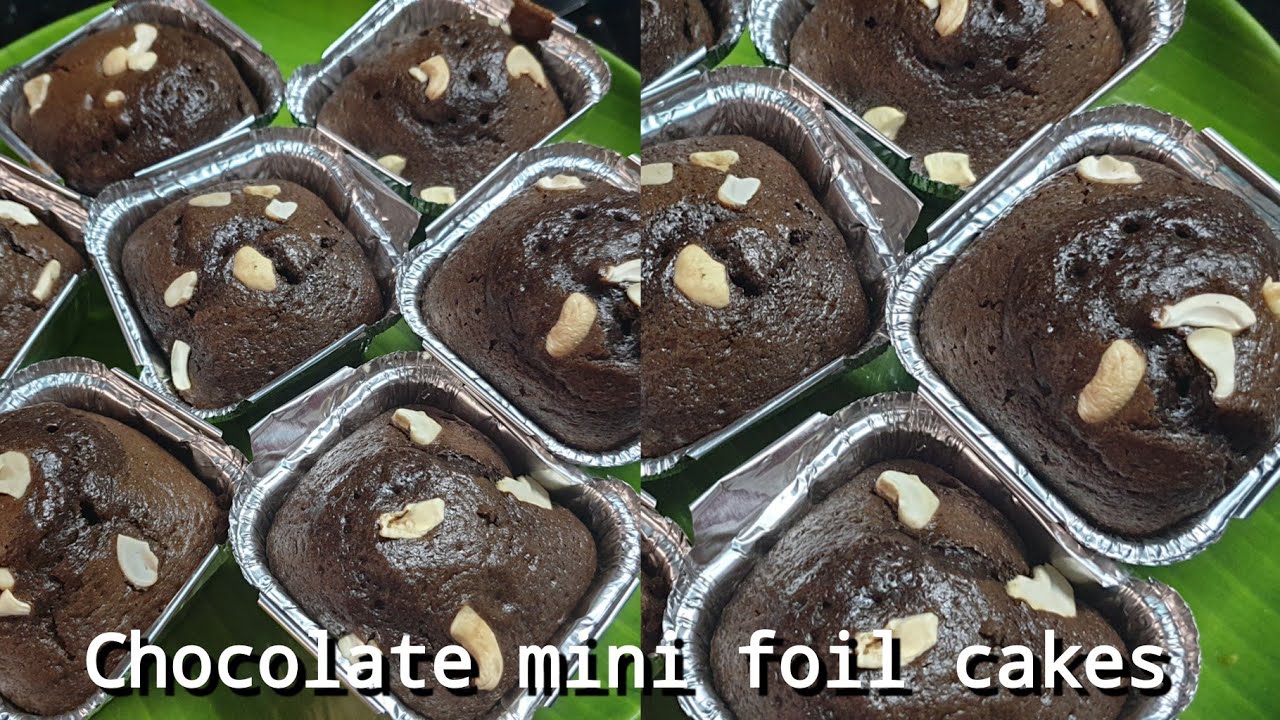 Chocolate mini foil cakes at home|Recipes and snacks by Soumi #vlog # ...