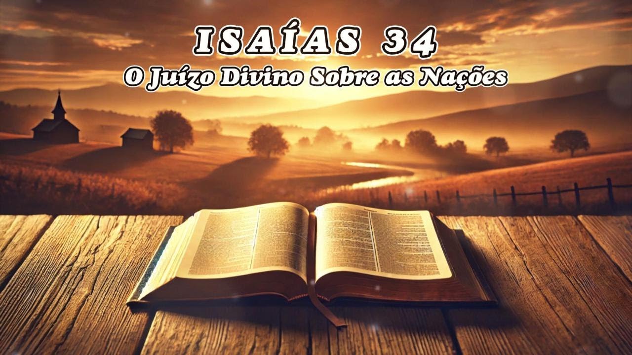 Estudo Bíblico Isaías 34: O Juízo Divino Sobre as Nações - YouTube