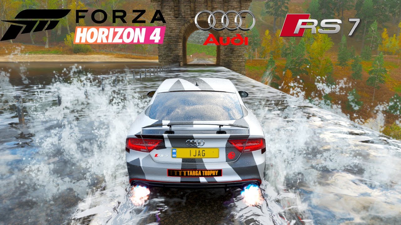 Audi RS 7 Sportback Aggressive sound | Forza Horizon 4 Gameplay + wheel ...