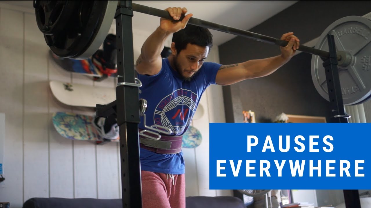 High Bar Pause Squat and Long Pause Bench | Whatever it Takes ep. 27 ...