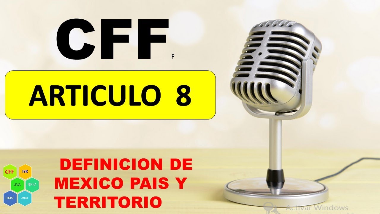 CFF 8 DEFINICION DE MÉXICO, PAÍS Y TERRITORIO - YouTube