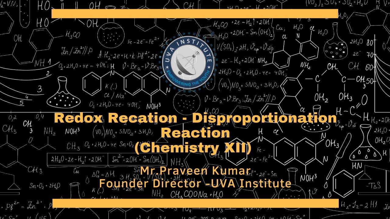 Redox Reaction - Disproportionation Reaction - YouTube