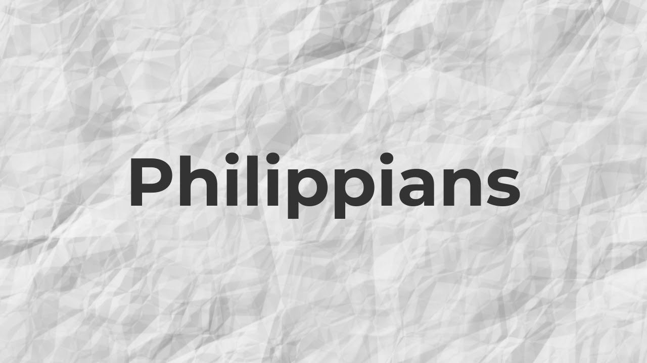 Introduction to the Epistle of Philippians | Holy Bible - Indian Sign ...