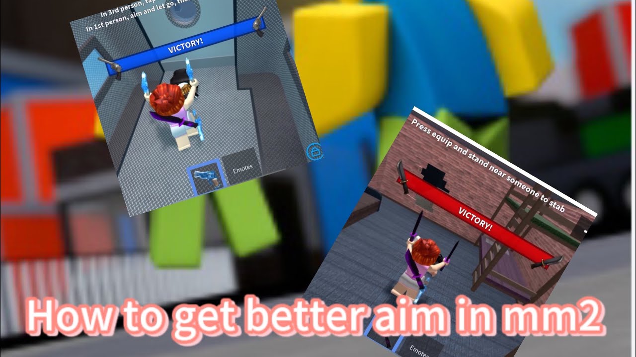 How to get better aim in mm2 (pt. 1) - YouTube