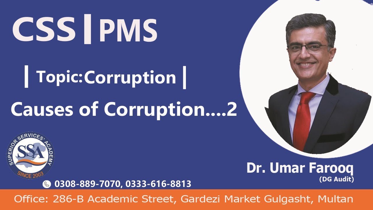 causes of corruption 2 #ppsc #fpsc #css #pms #govtjobs #exampreparation ...