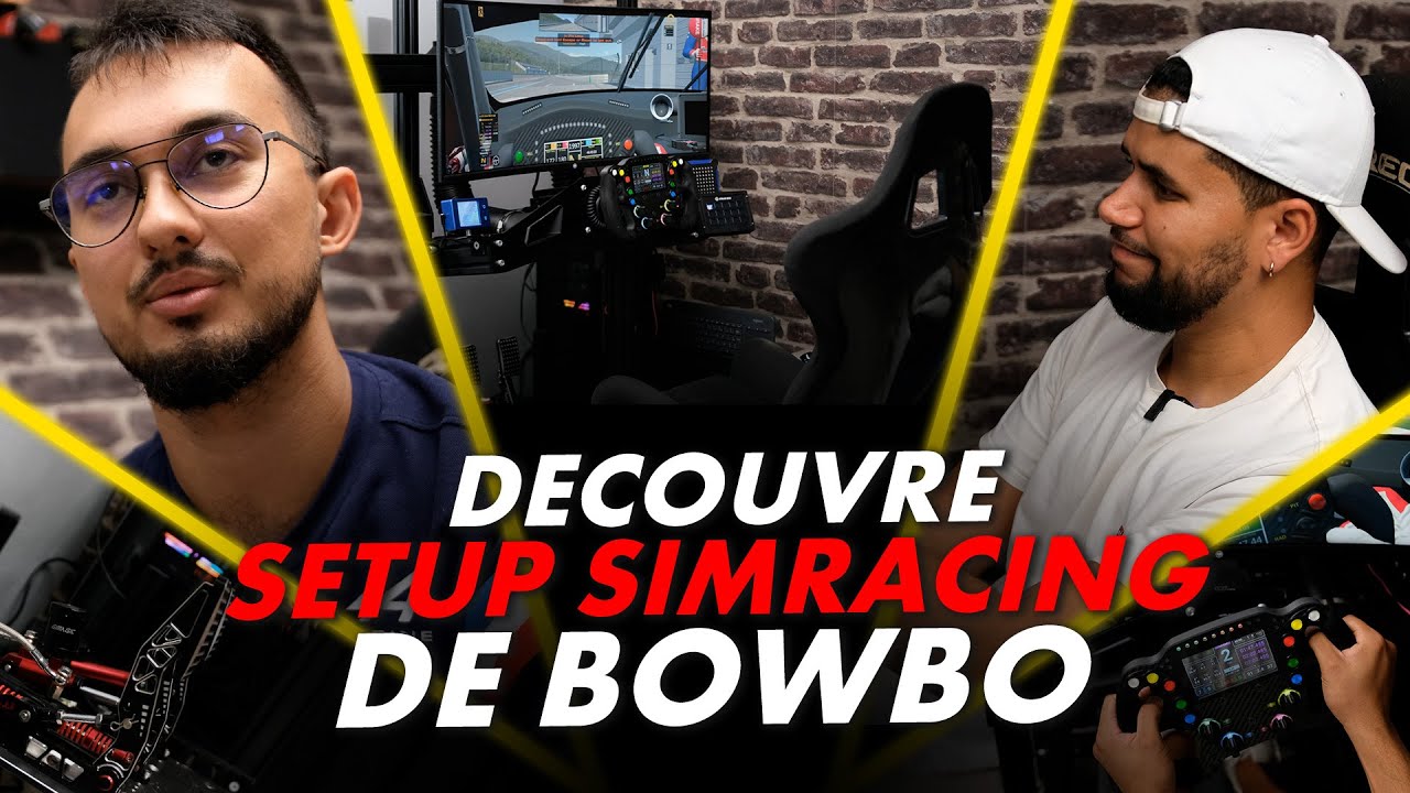 Découvrez le Setup Simracing de Bowbo - SIMAGIC ALPHA MINI - P2000 - YouTube