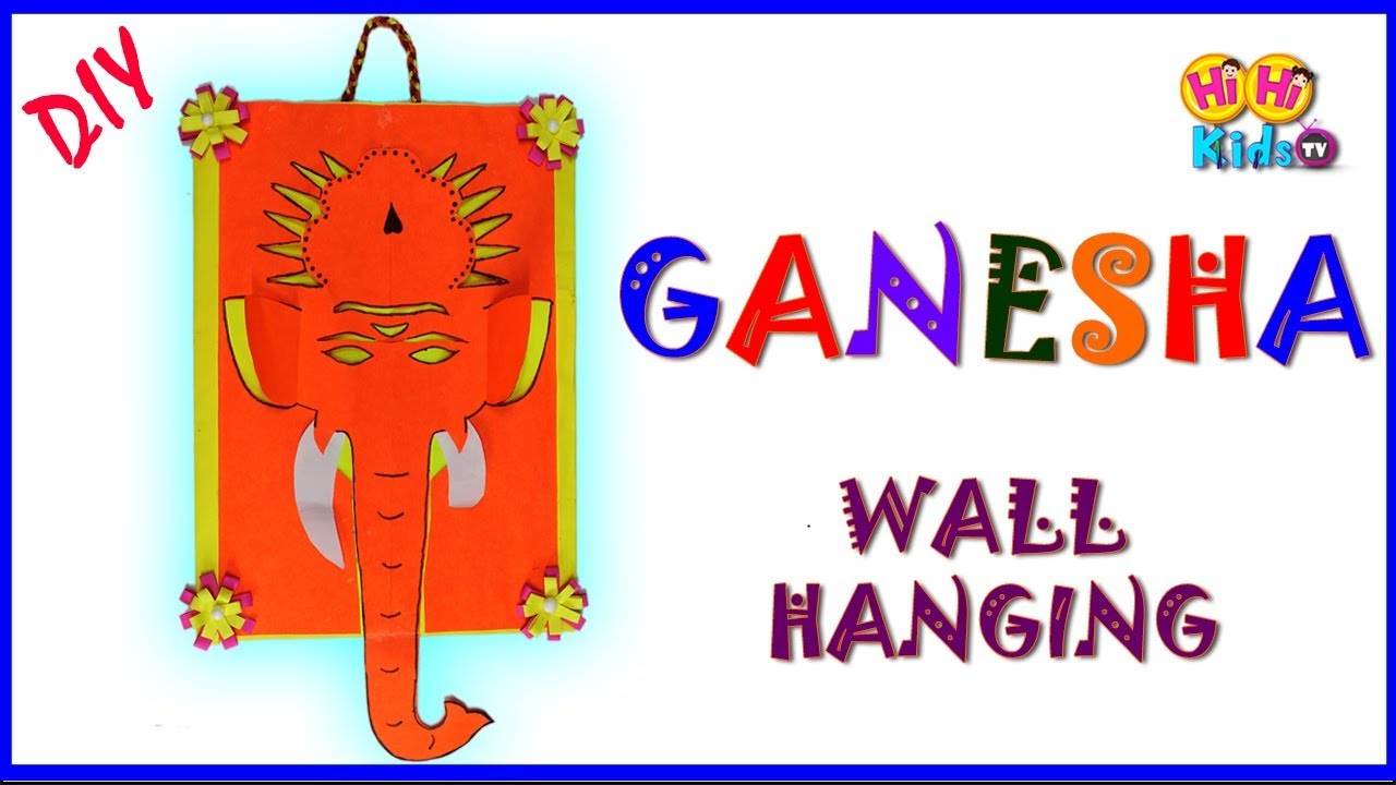 How to Make Paper Ganesh | Paper Craft Ganesh | DIY Ganesh - YouTube