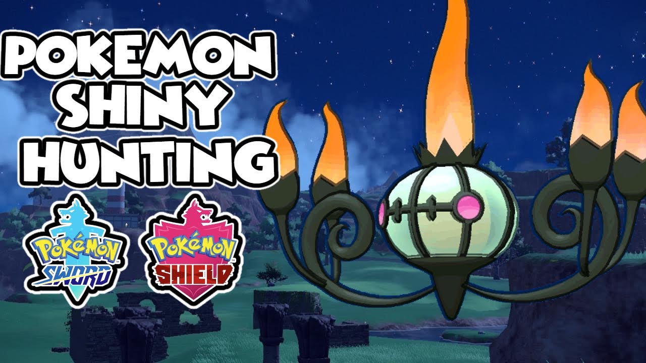 Chandelure hunt-Pokemon shield shiny hunting all gen 5 challenge - YouTube