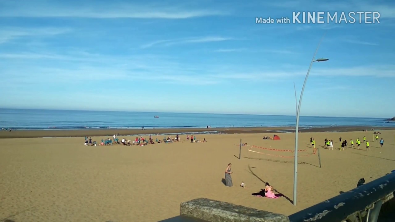 View of Sandhaven beach | North Sea | South Shields | UK - YouTube