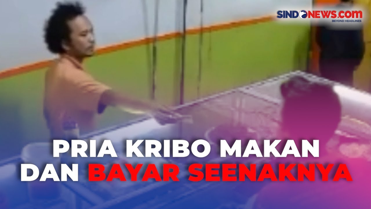 Viral Pria Kribo Makan Seenaknya dan Bayar Semaunya di Warteg Jakarta ...