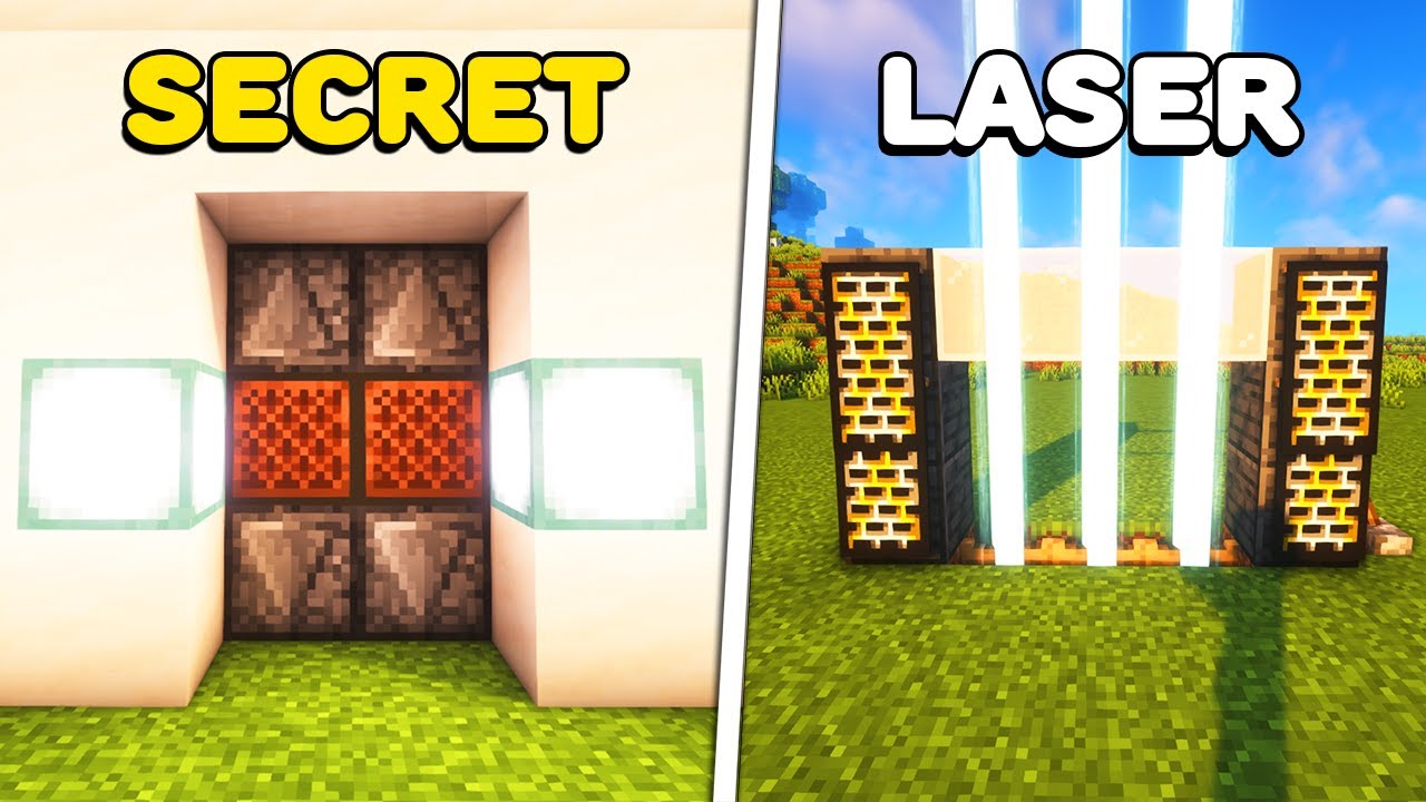 Minecraft: 5+ Secret Redstone Builds & Hacks! - YouTube