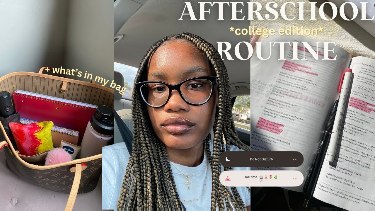 A Chill College Afterschool Vlog + What’s in My Bag || *Productive ...