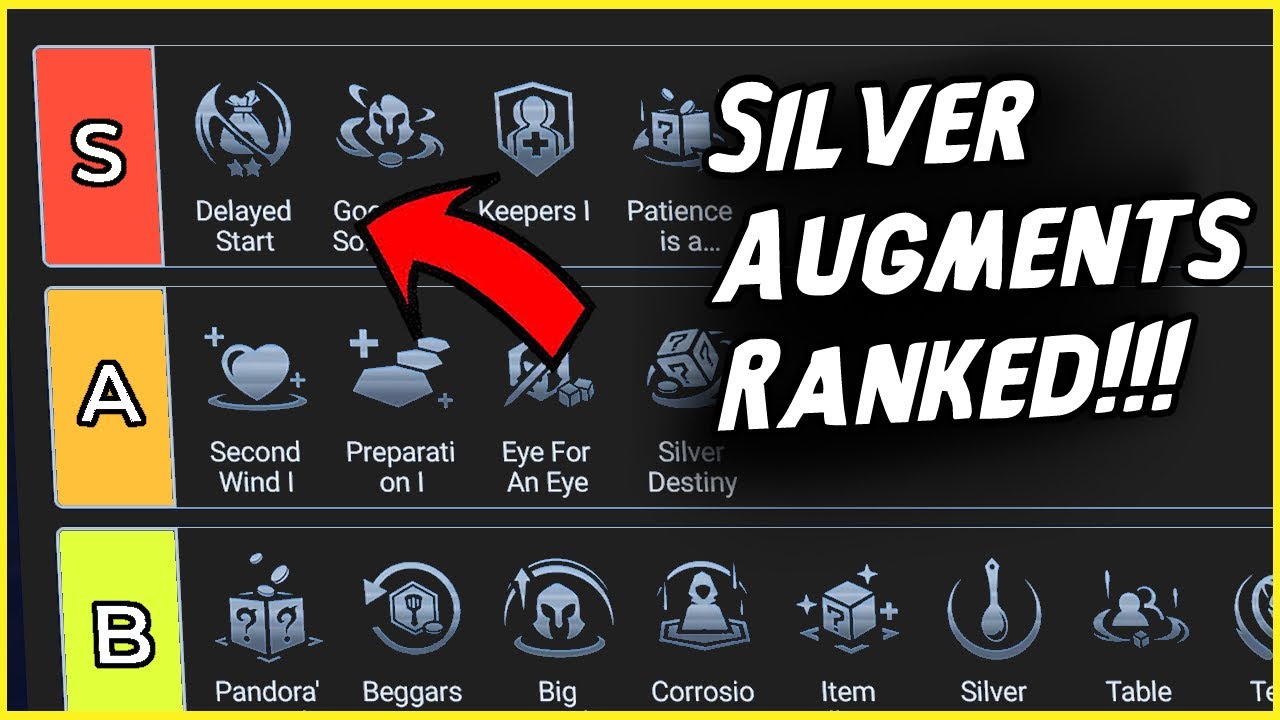Silver Augments RANKED!!! Tier list for TFT SET 15 - YouTube