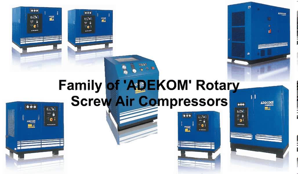 ADEKOM Kompressoren - Rotary Screw Air Compressor - YouTube